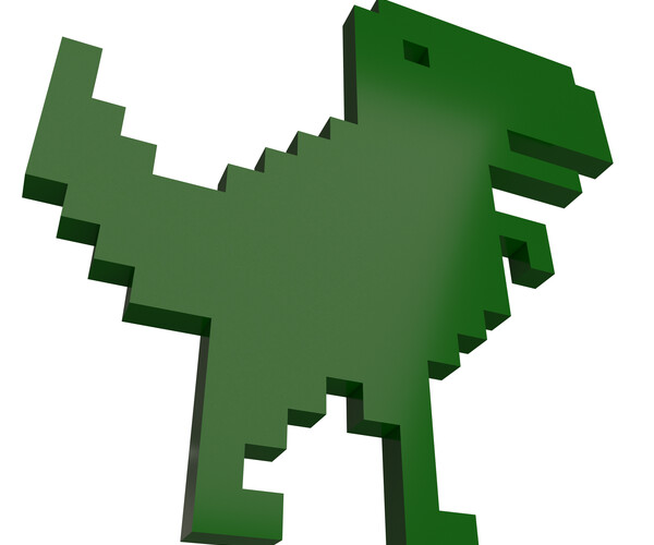 ArtStation - Google Dinosaur T-Rex | Resources