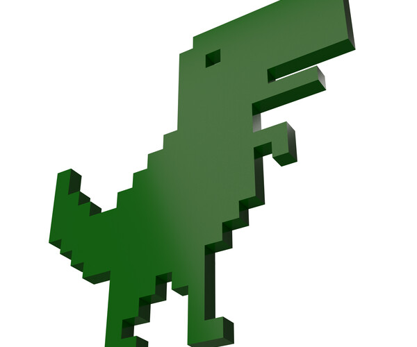 ArtStation - Google Dinosaur T-Rex | Resources