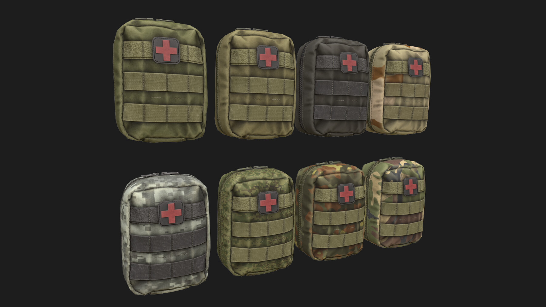 ArtStation - Tactical FIRST AID KIT game ready | Game Assets