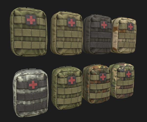 ArtStation - Tactical FIRST AID KIT game ready | Game Assets