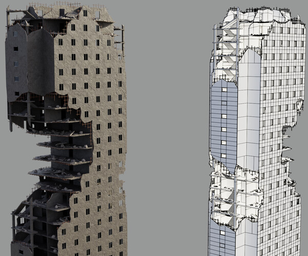 ArtStation - Post Apocalyptic Ruined City | Resources