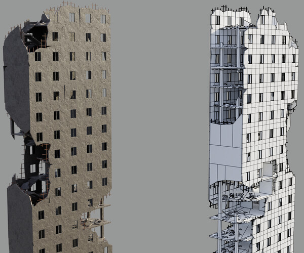 ArtStation - Post Apocalyptic Ruined City | Resources
