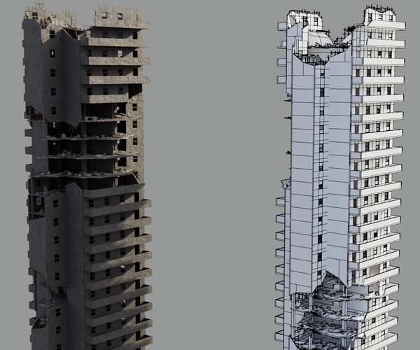 ArtStation - Post Apocalyptic Ruined City | Resources