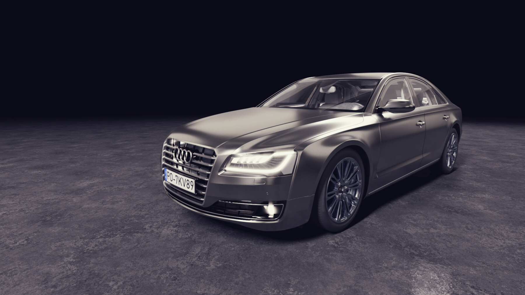 ArtStation - Gray Car Audi A8 | Resources