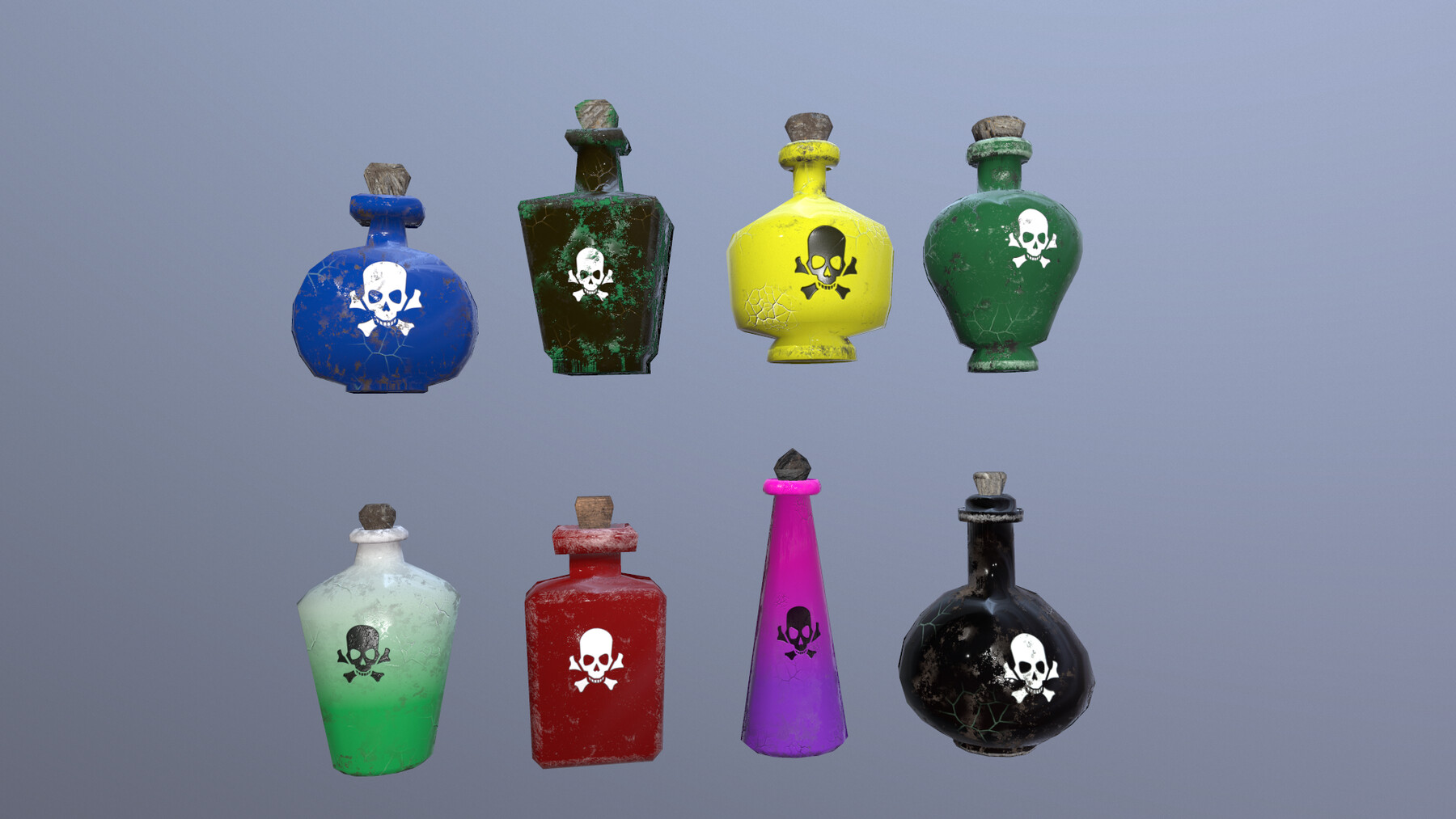 ArtStation - Poison bottles | Resources