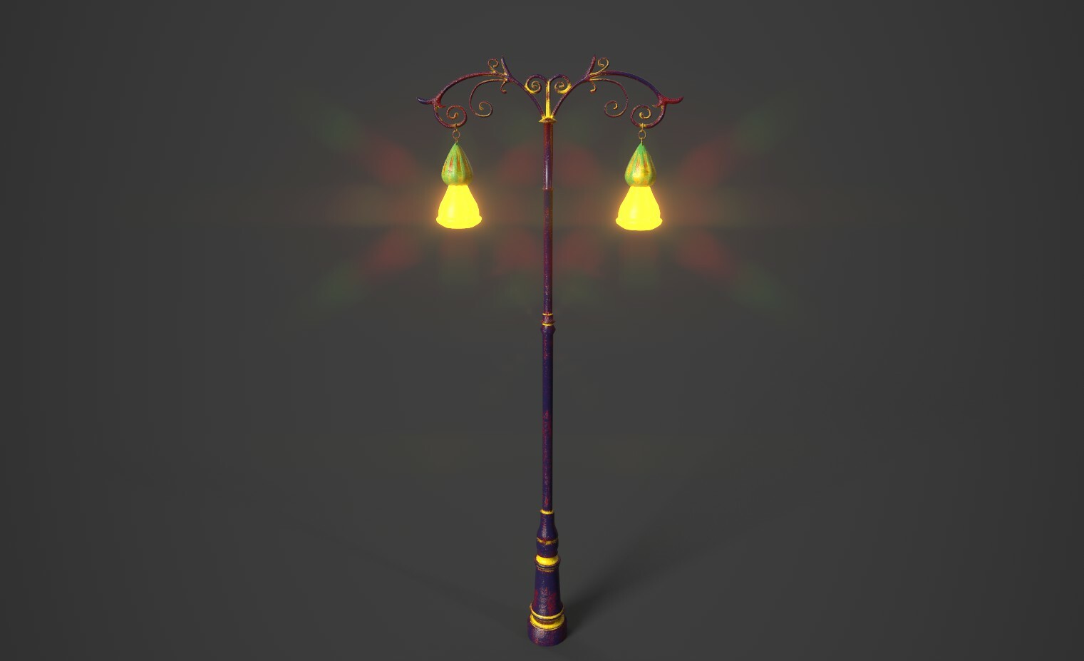 ArtStation - Street Lamp 28 | Game Assets