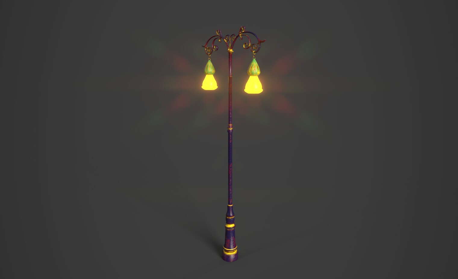 ArtStation - Street Lamp 28 | Game Assets
