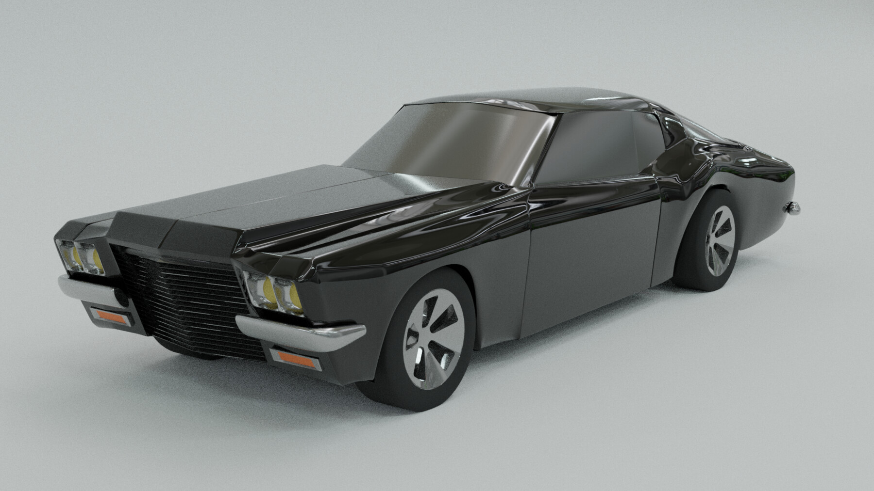 ArtStation - Muscle car | Game Assets