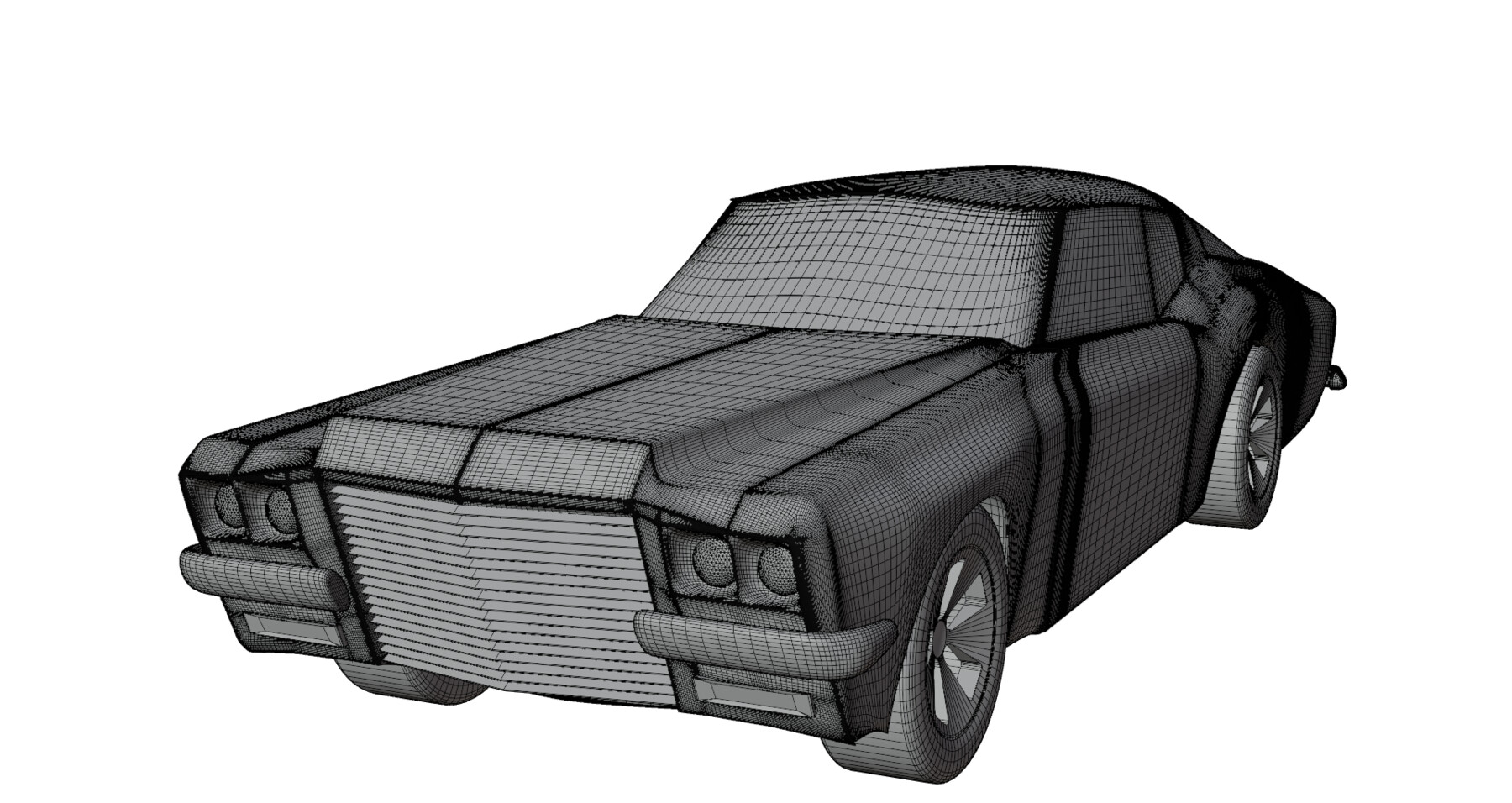 ArtStation - Muscle car | Game Assets