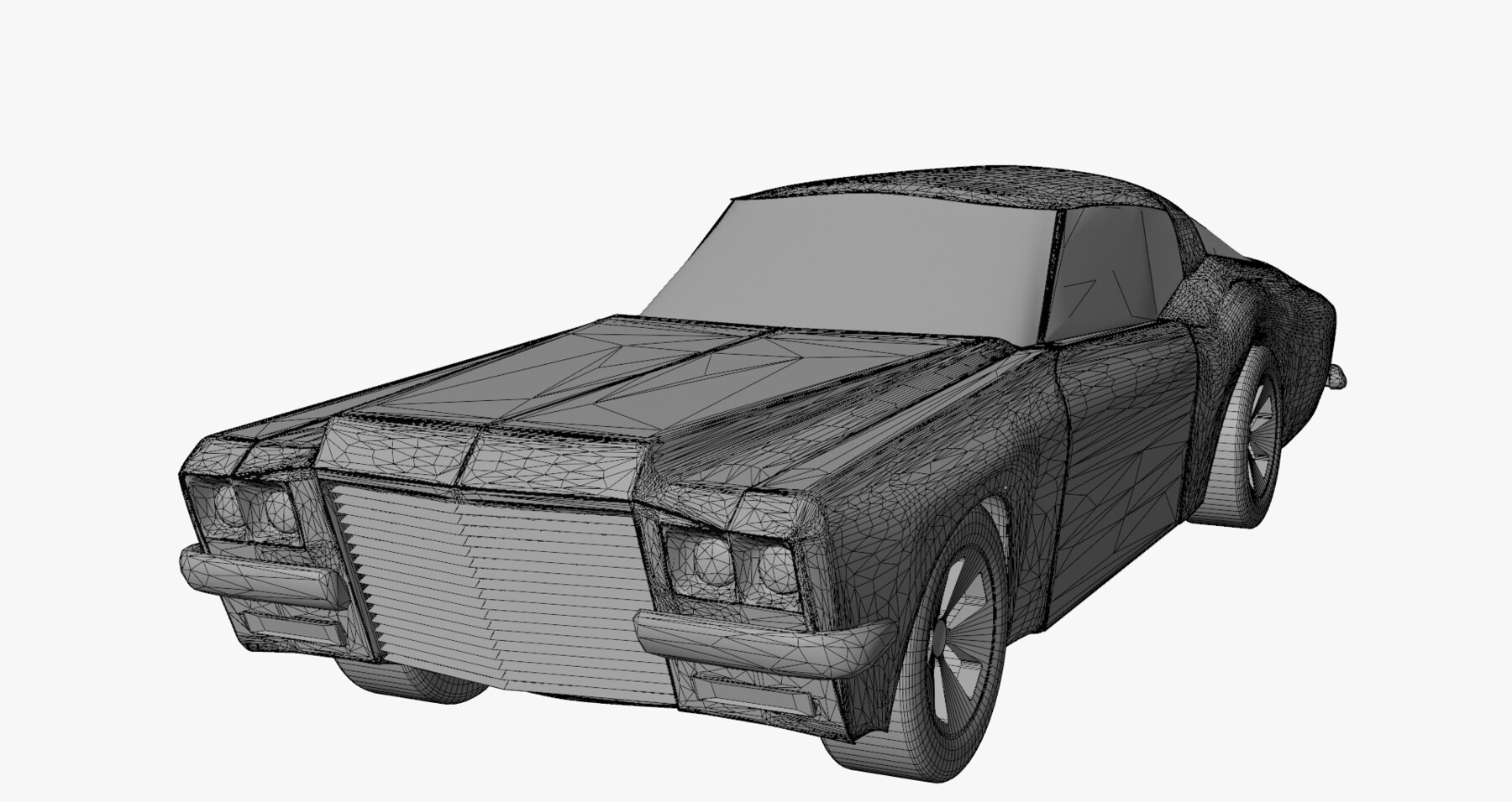 ArtStation - Muscle car | Game Assets