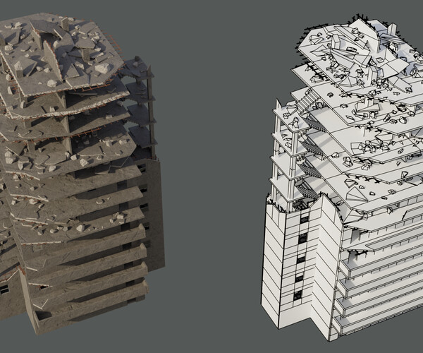 ArtStation - Post Apocalyptic Building | Resources