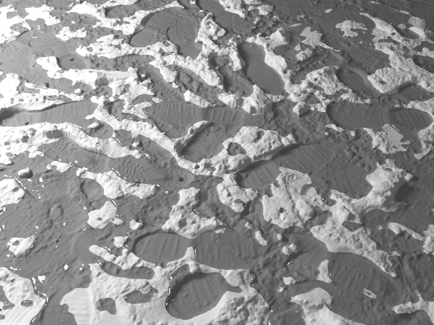 ArtStation - Snowy Footprint Seamless 3D Model | Game Assets