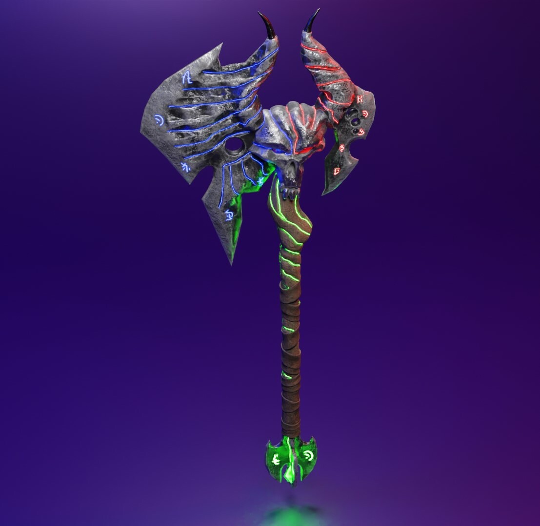 ArtStation - Magic axe | Game Assets