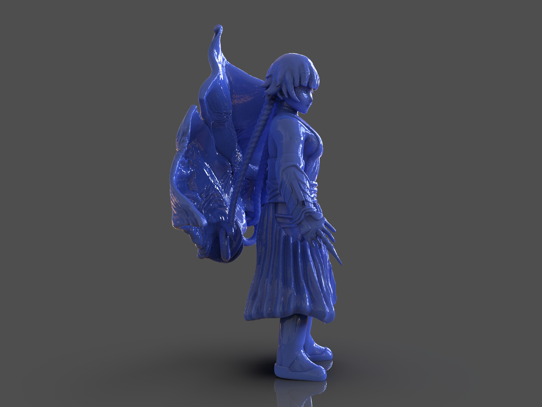 ArtStation - Soifon Anime Mini Figure | Resources