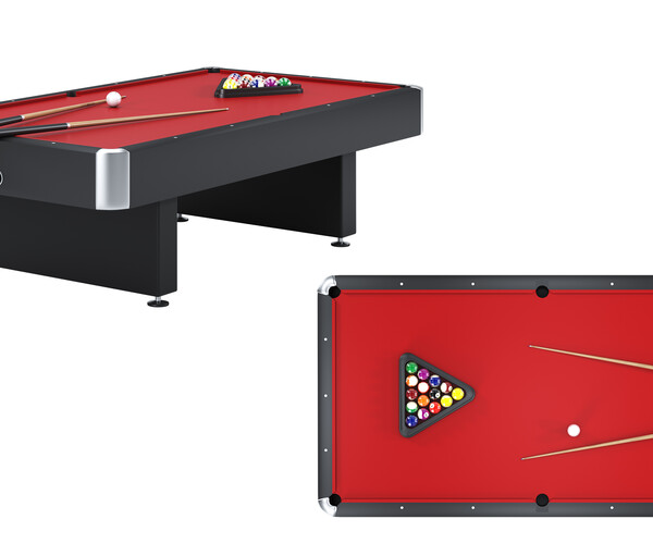 ArtStation - Pool Table 01 | Game Assets