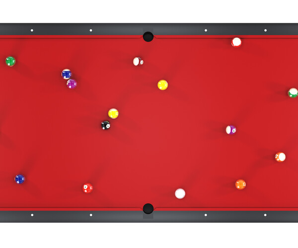 ArtStation - Pool Table 01 | Game Assets