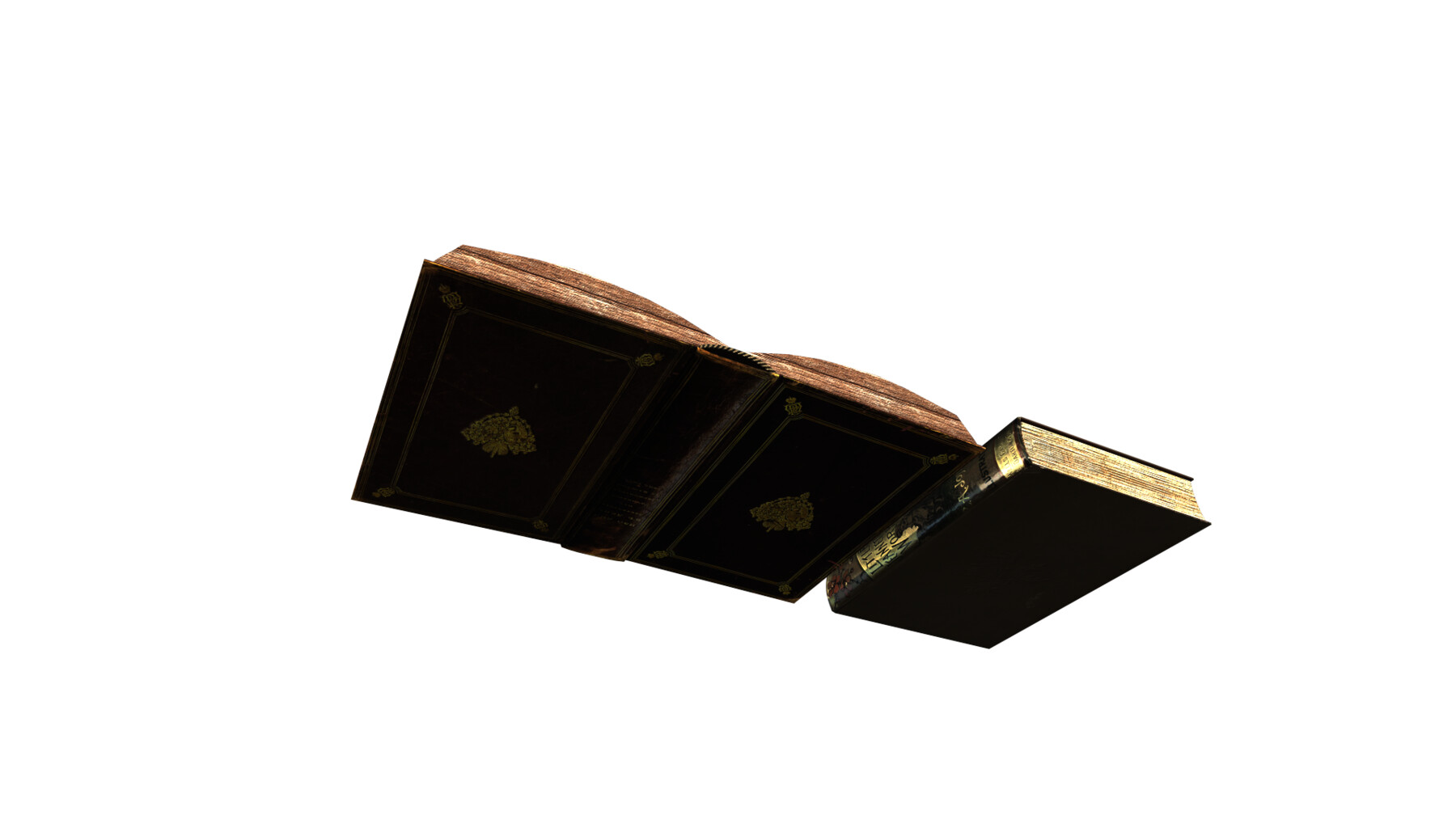 ArtStation - Old historical books PBR low-poly 3D model | Resources