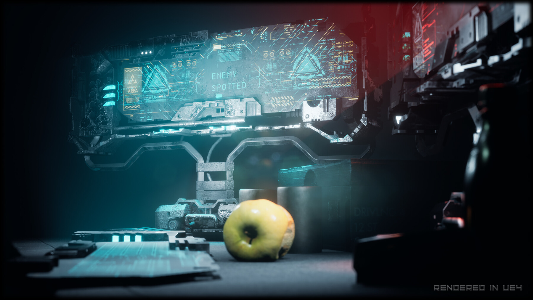 ArtStation - Sci-Fi Computer Station | Game Assets