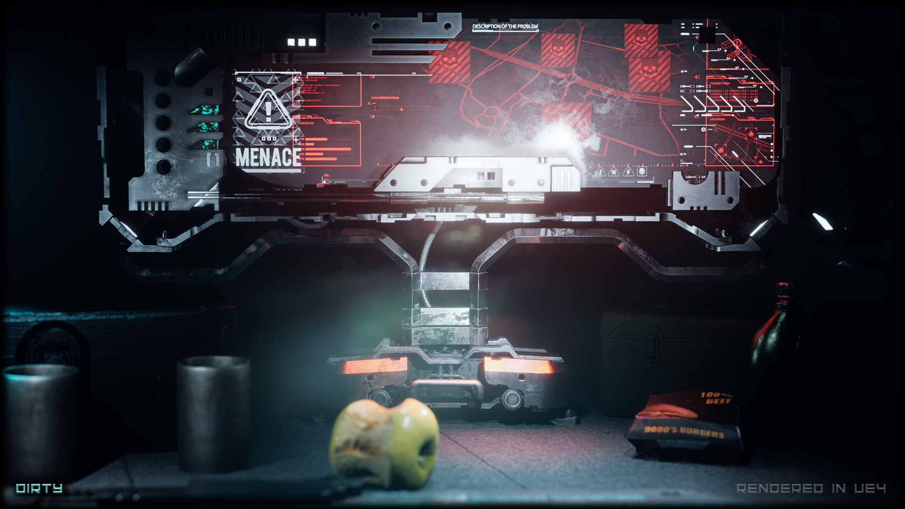 ArtStation - Sci-Fi Computer Station | Game Assets