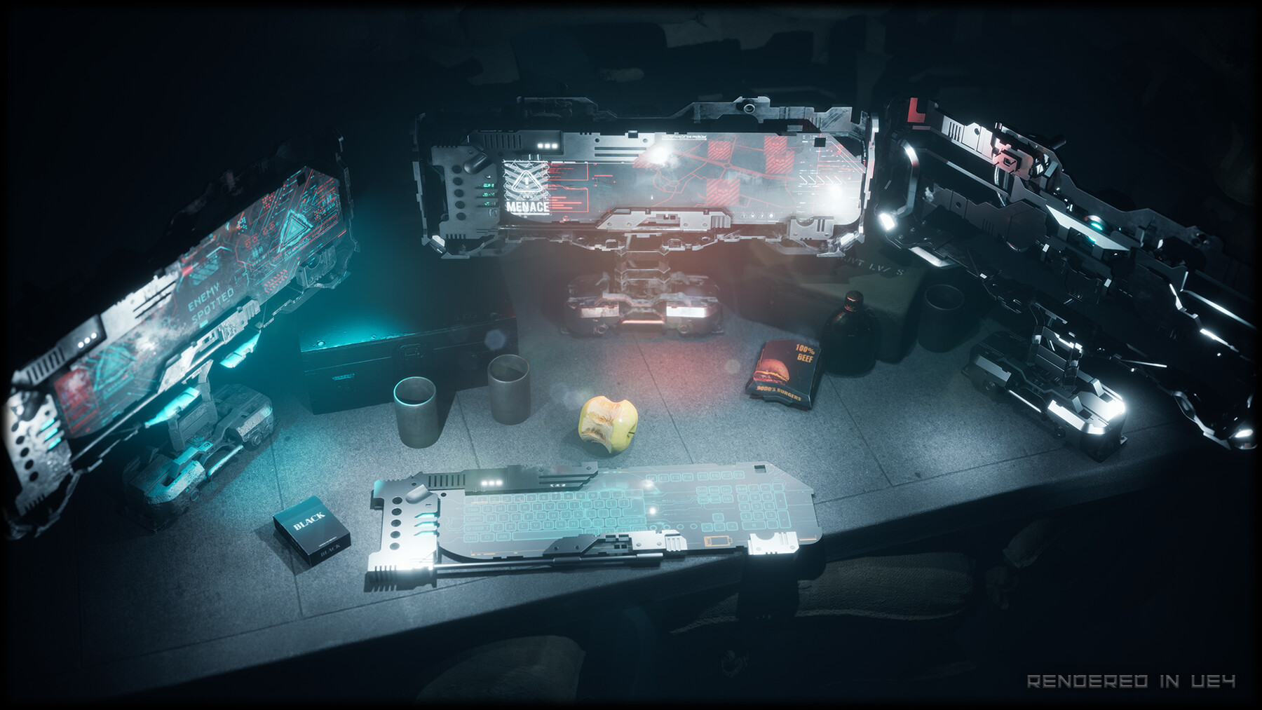 ArtStation - Sci-Fi Computer Station | Game Assets