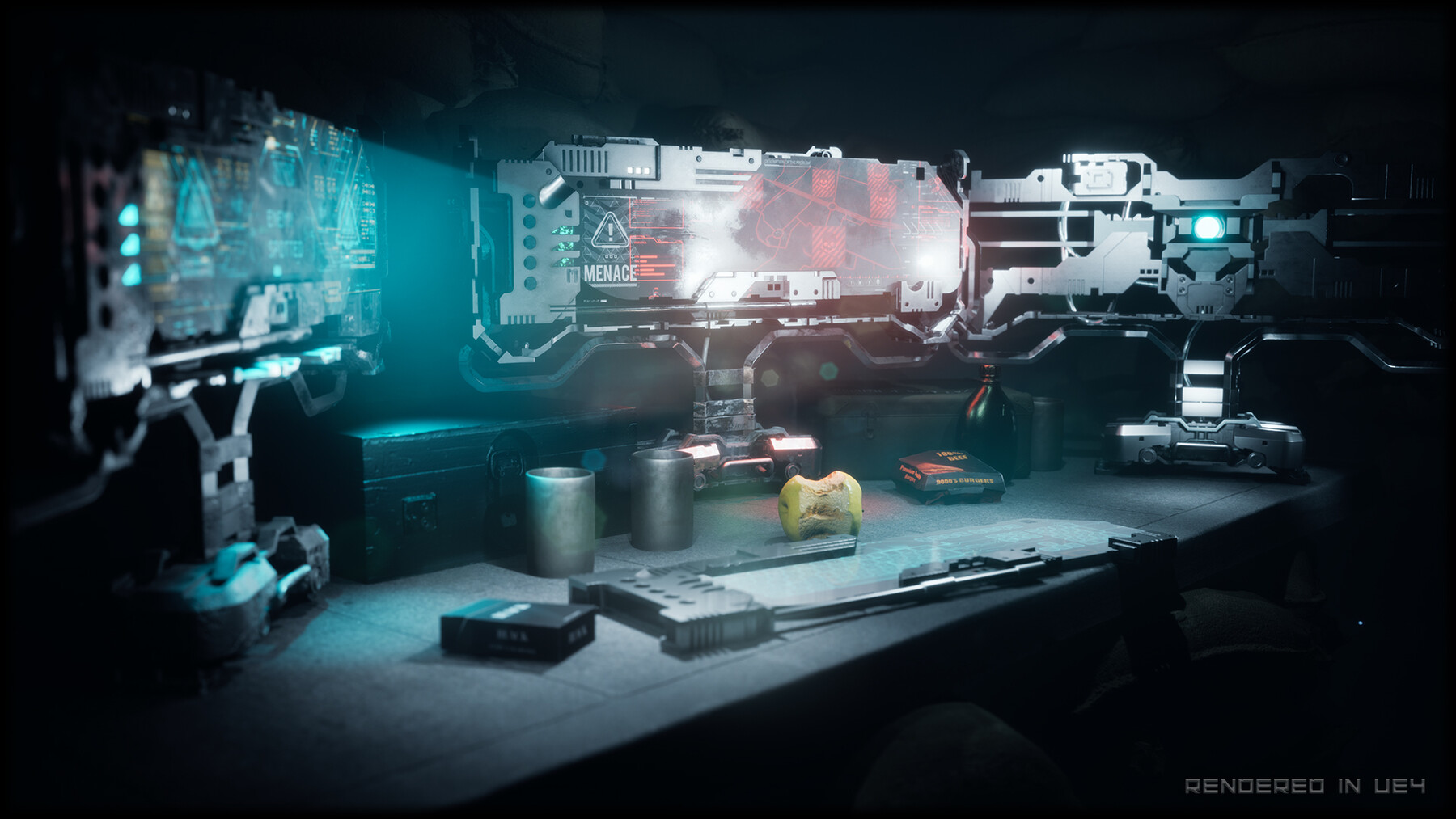 ArtStation - Sci-Fi Computer Station | Game Assets