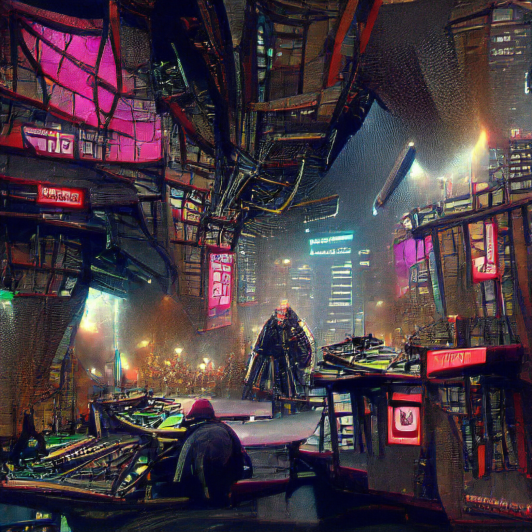 ArtStation - CyberPunk type city #2 | Artworks