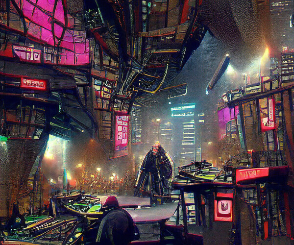ArtStation - CyberPunk type city #2 | Artworks