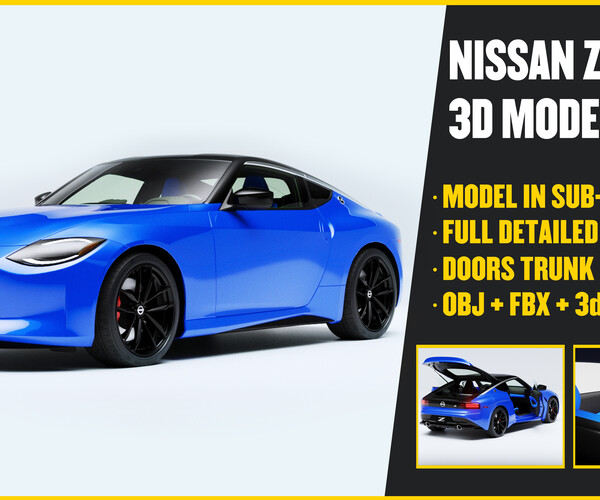 ArtStation - Nissan Z 2023 3D Model | Resources