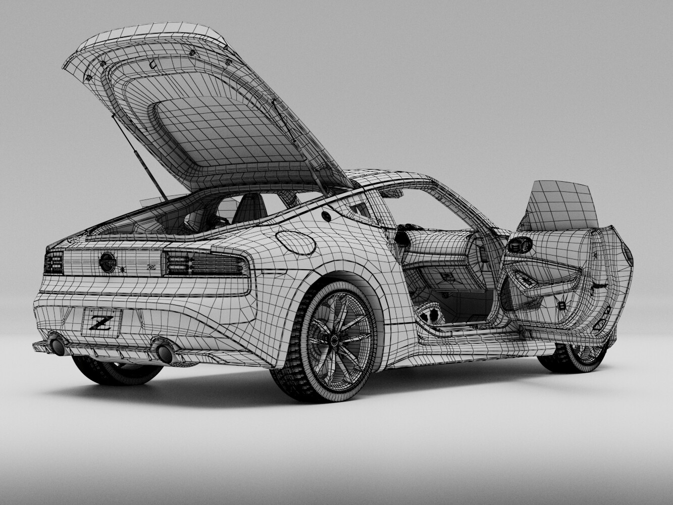 ArtStation - Nissan Z 2023 3D Model | Resources