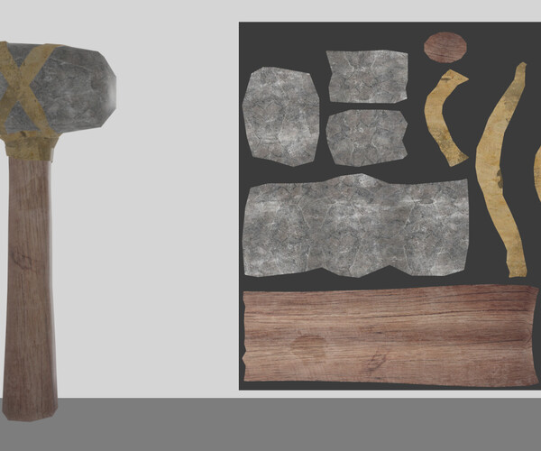 ArtStation - Stone Weapons pack | Game Assets