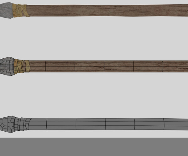 ArtStation - Stone Weapons pack | Game Assets