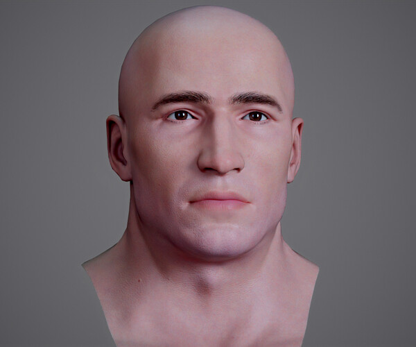 ArtStation - Soldier head - 02 | Game Assets