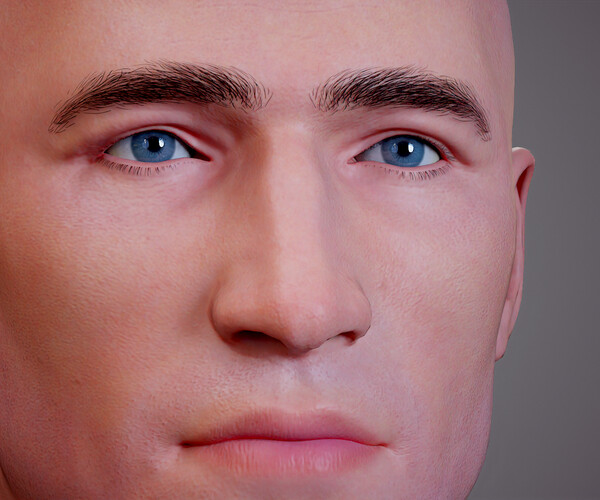 ArtStation - Soldier head - 02 | Game Assets