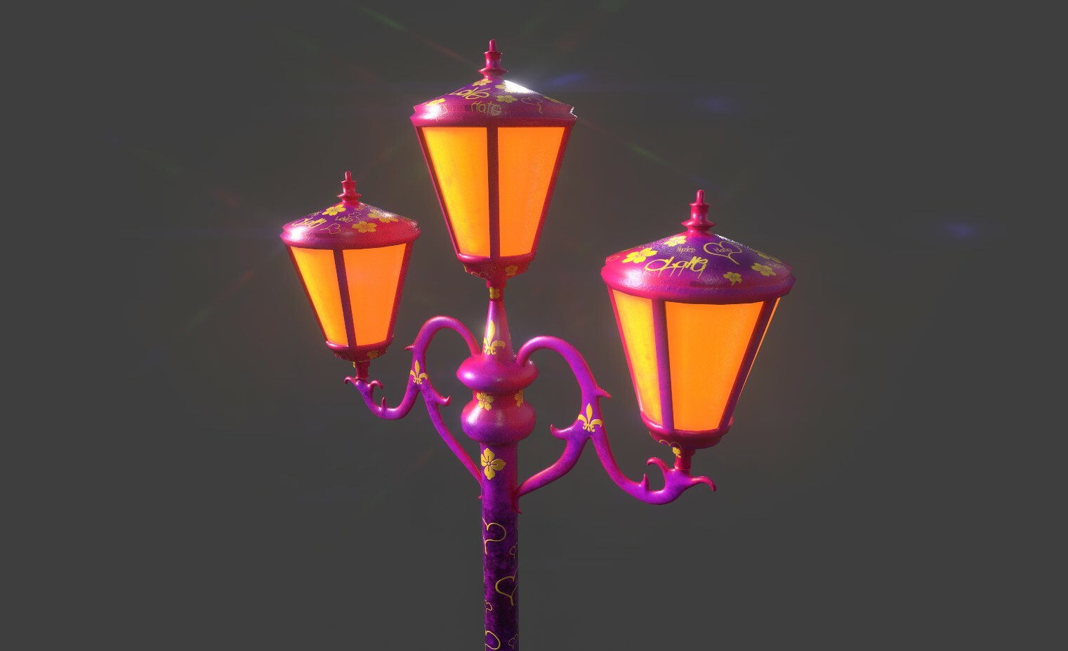 ArtStation - Street Lamp 30 | Game Assets
