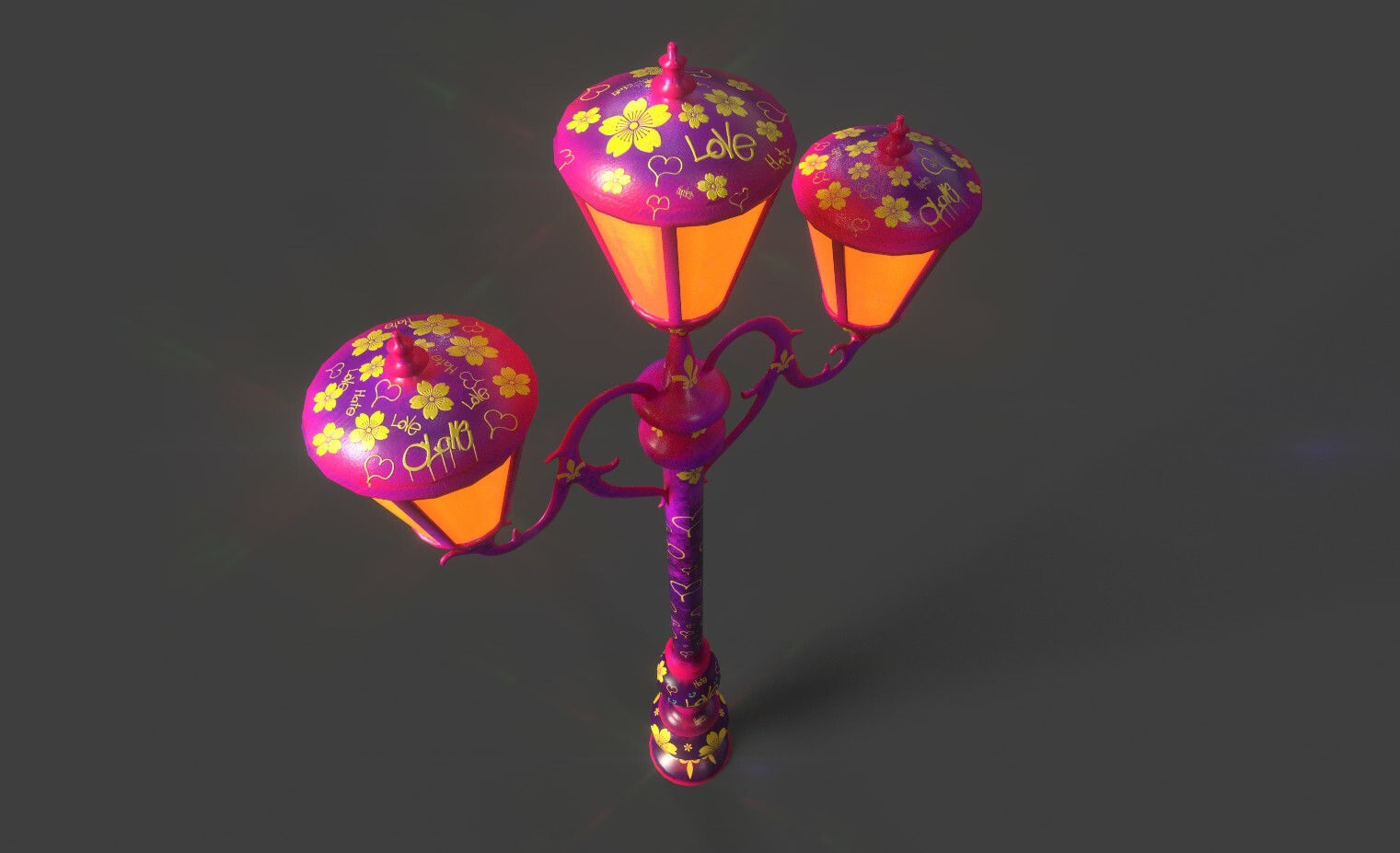 ArtStation - Street Lamp 30 | Game Assets