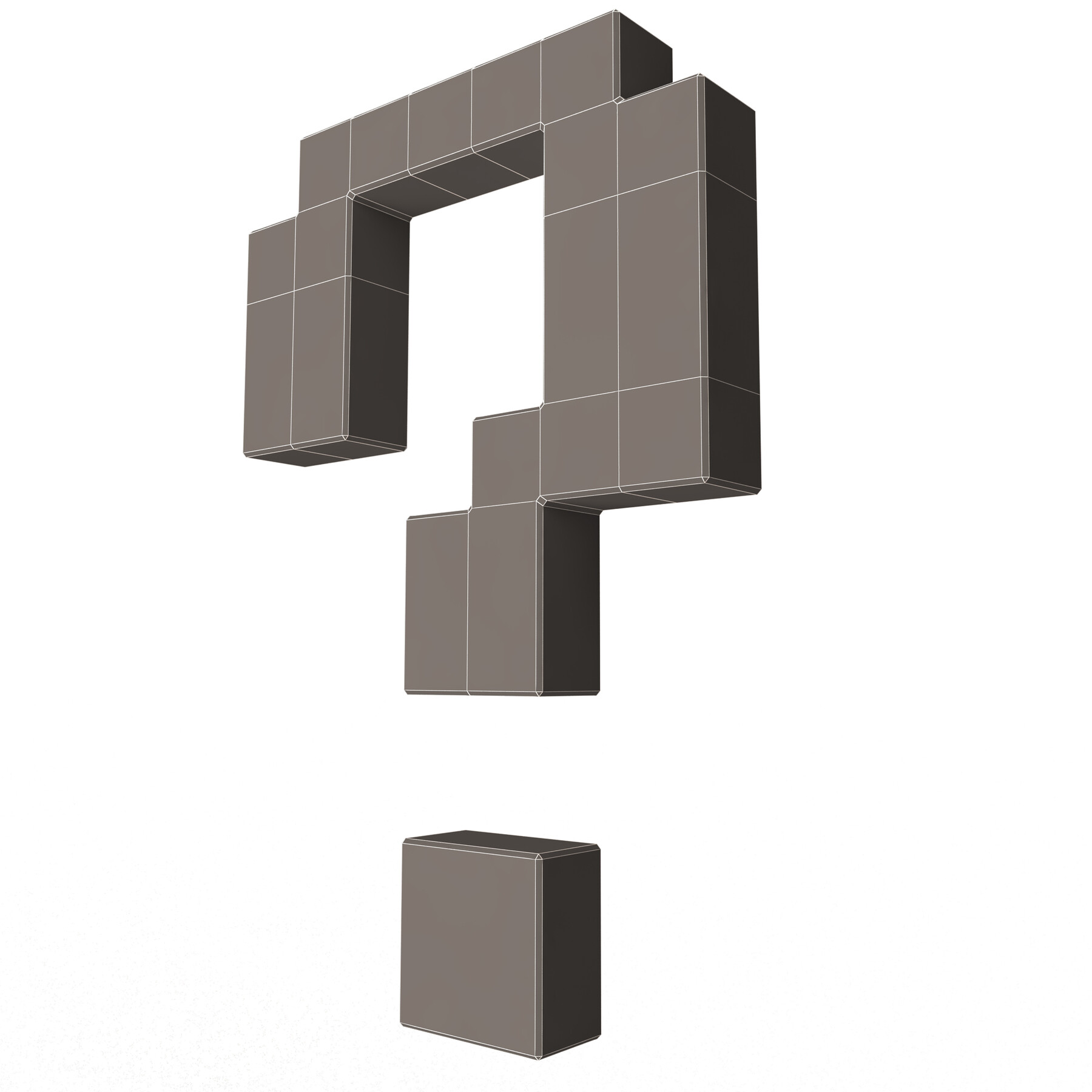 ArtStation - Question Pixelated Symbol | Resources