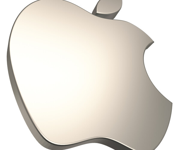 ArtStation - Apple 3D Logo | Resources