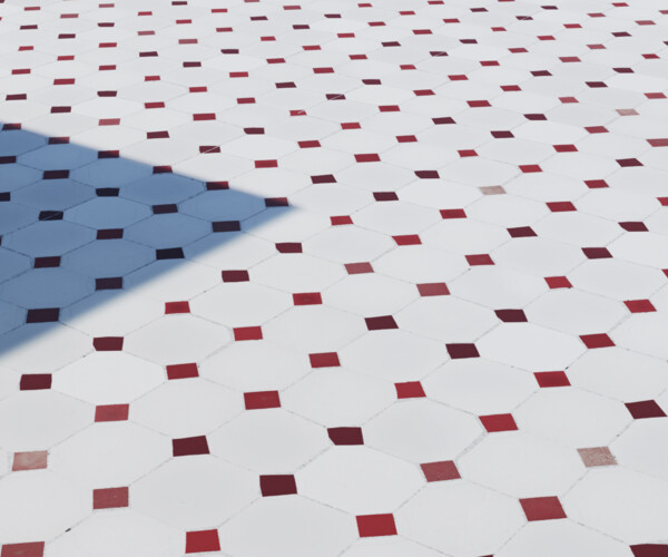 ArtStation - 4 Variants PBR Textures of Moroccan Zellij Tiles | Game Assets