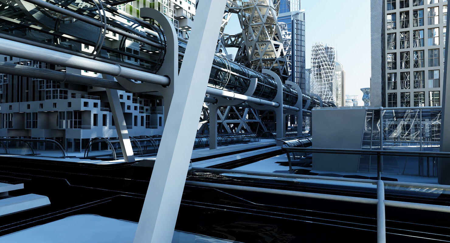 ArtStation - Future City HD 3 | Resources