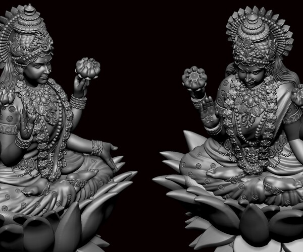 ArtStation - Saraswati Mata 3D Model 01 | Resources