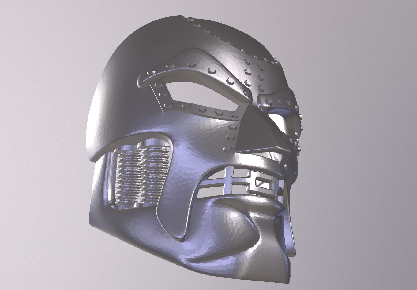 ArtStation - MARVEL DR. DOOM MASK low-poly | Game Assets