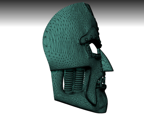 ArtStation - MARVEL DR. DOOM MASK low-poly | Game Assets