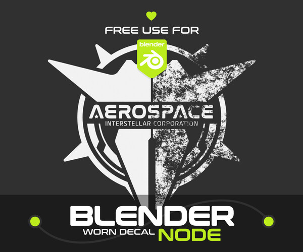 ArtStation - WORN DECAL NODE | Resources