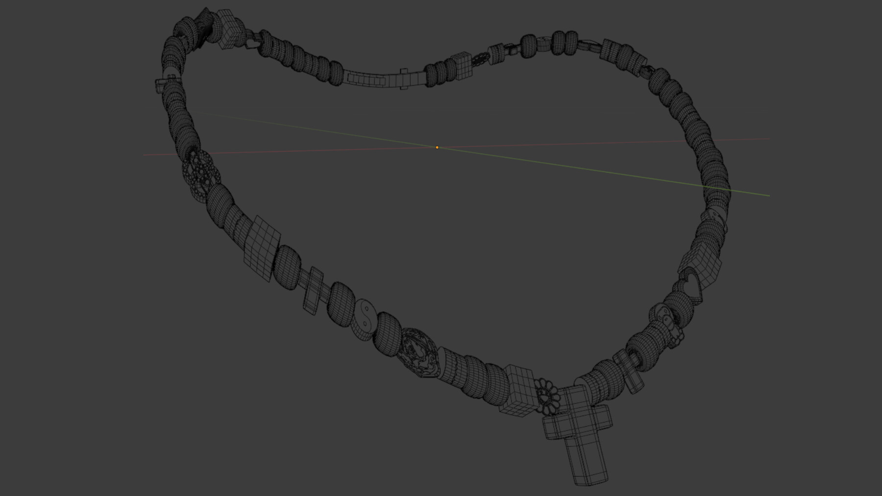 ArtStation - Designer Chain with Custom Charms | Game Assets