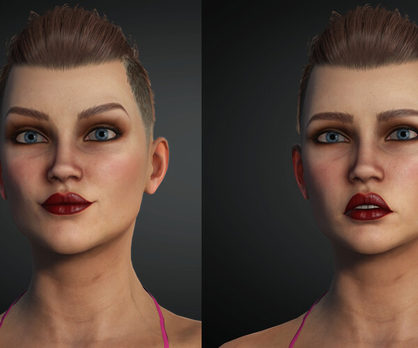 ArtStation - Realistic Female Rigged Game Ready | Game Assets