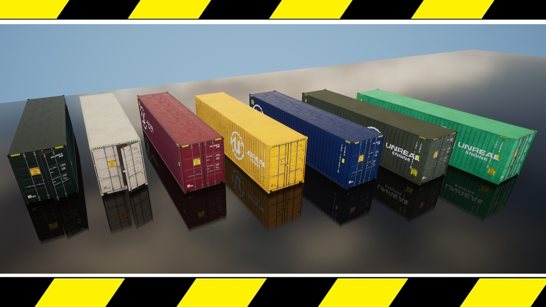 ArtStation - Cargo Container Pack (Unreal Engine) | Game Assets