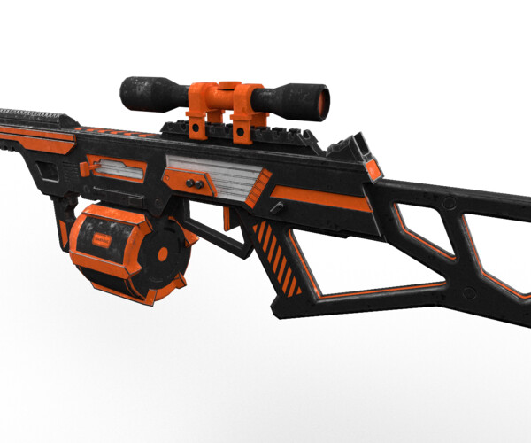 ArtStation - Machine Gun 02 | Game Assets