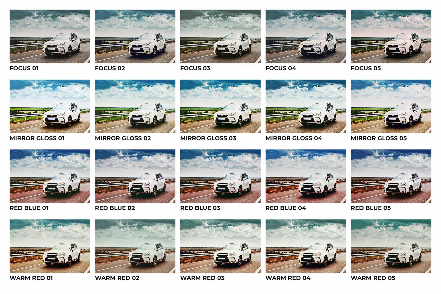 ArtStation - 20 Automotive LUTs & Lightroom Presets | Resources