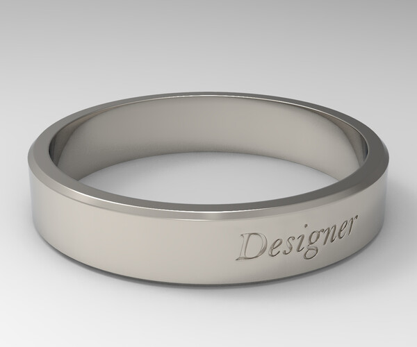 ArtStation - Designer Ring Platinum | Resources