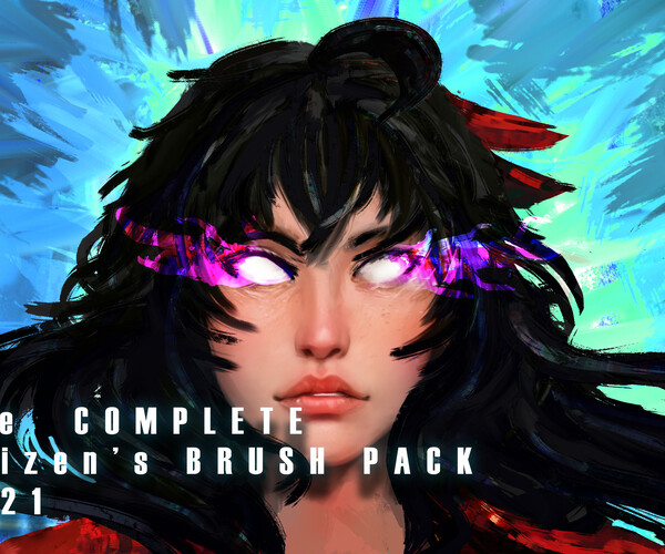 ArtStation - Kaizen's Complete Brush Pack 2021 Procreate/PS | Brushes